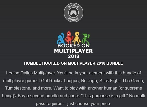Humble Bundle「Humble Hooked on Multiplayer 2018 Bundle」: セール情報集積所